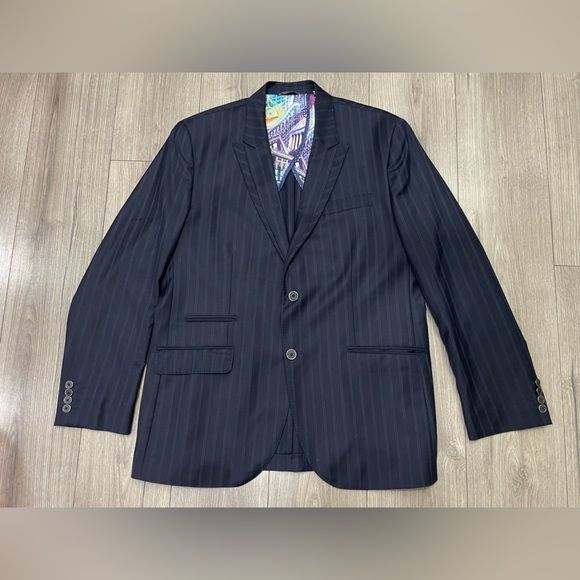 Robert Graham | Suits & Blazers | Robert Graham Blazer Mens 44r Navy ...